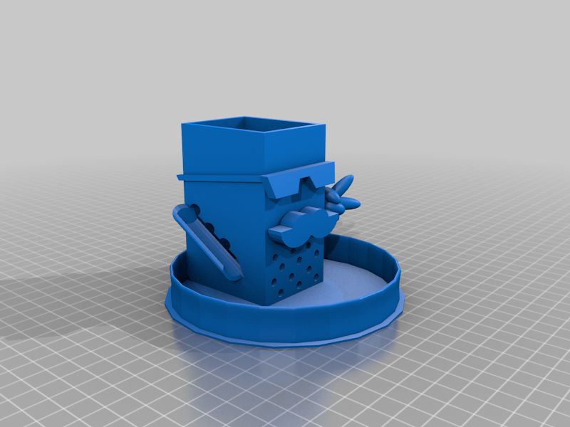 Кашпо для растений дизайнерская, 3D-печать под заказ, арт. PZ-PLANT-TV-5400065
