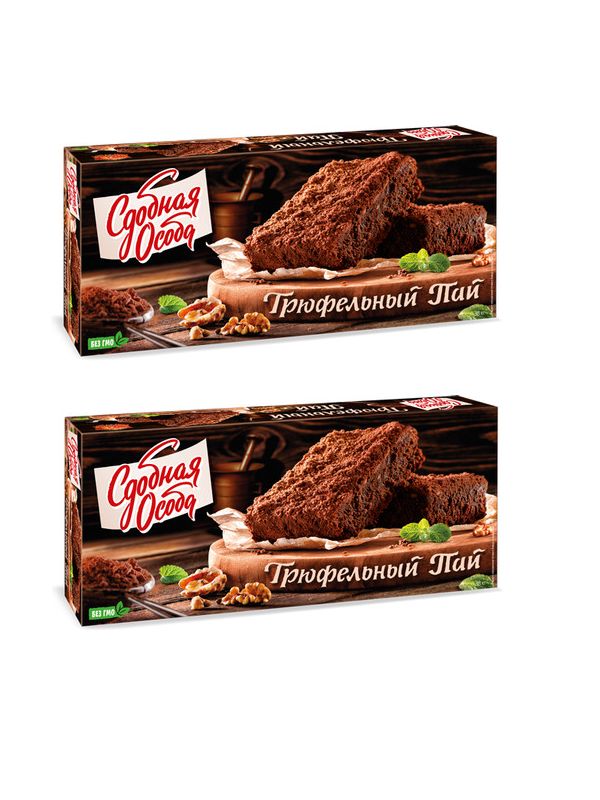 Сдобная Особа Пирог Трюфельный пай, 380 гр, 2 шт