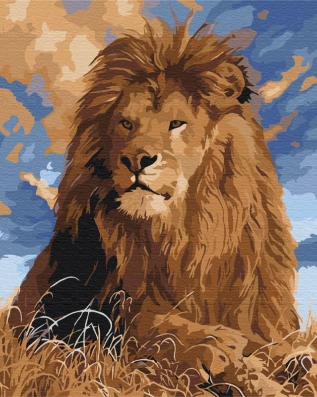 Набор для рисования, росписи Brushme рисование по номерам настоящий гигант, 40x50 см