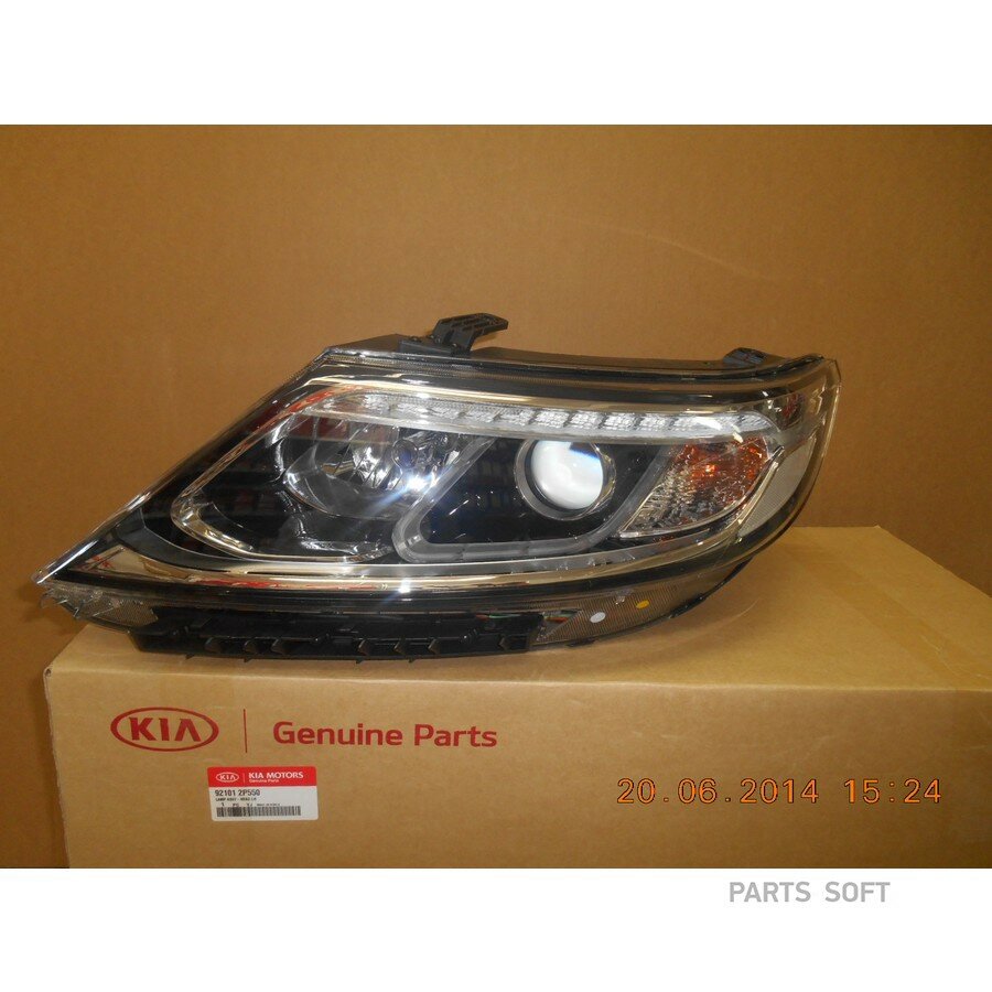 Фара левая от официального дистрибьютора, HYUNDAI-KIA, артикул 921012P550