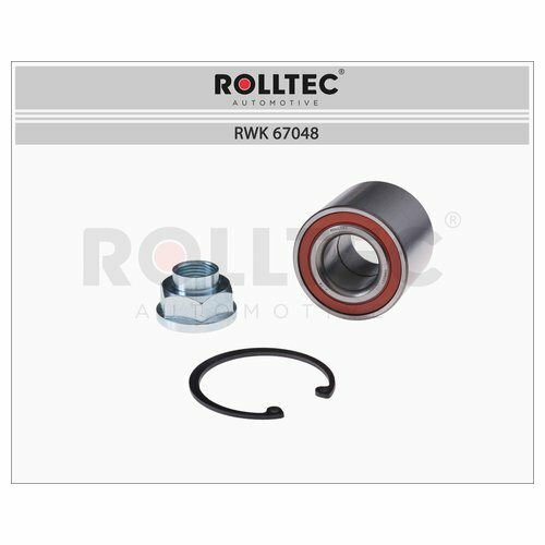 Двухрядный шариковый подшипник Opel Agila 00- Rear Rolltec RWK67048