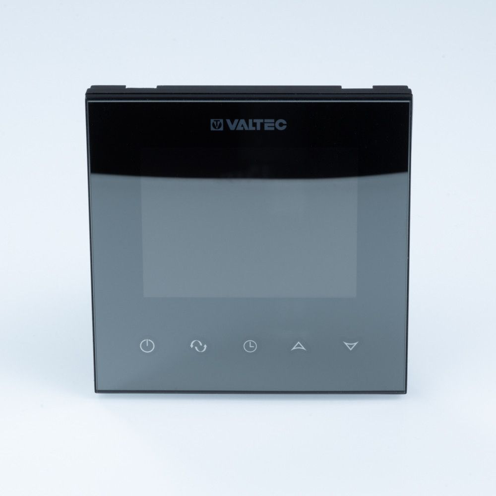 Хронотермостат электронный комнатный VALTEC VT. AC613. B с Wi-Fi черный, цветной дисплей