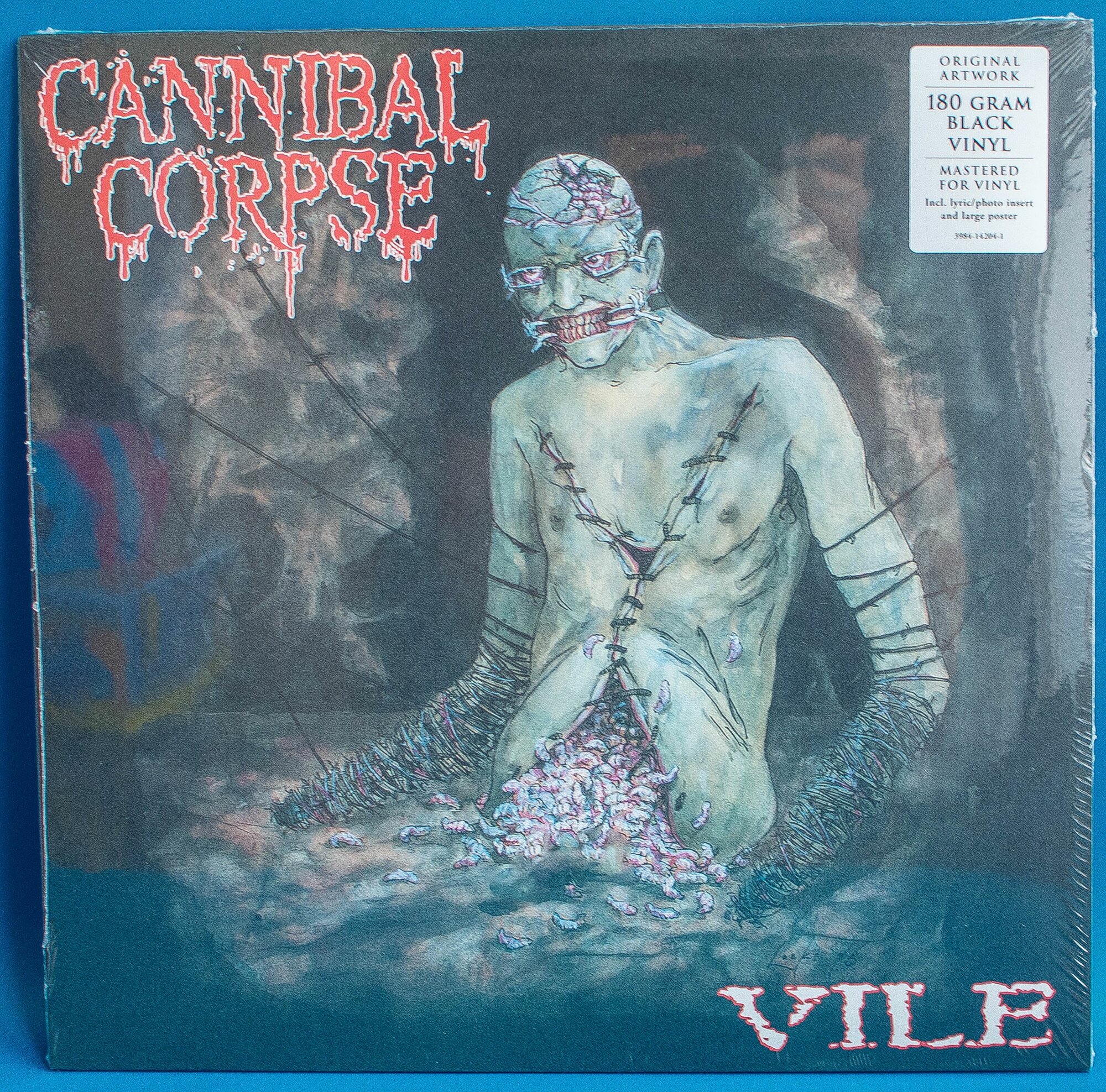 CANNIBAL CORPSE - Vile Виниловая пластинка LP Reissue 180 Gram