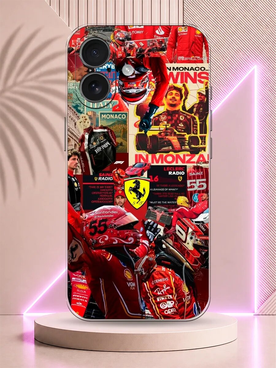 Чехол на iPhone 17 Ferrari