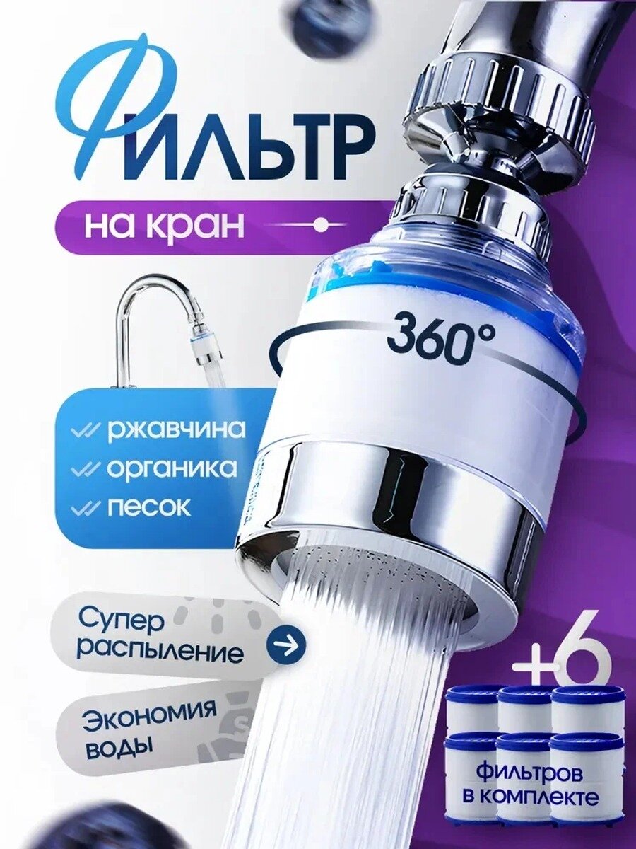 KNOW EASY-Фильтр на кран для воды, насадка на кран для кухни
