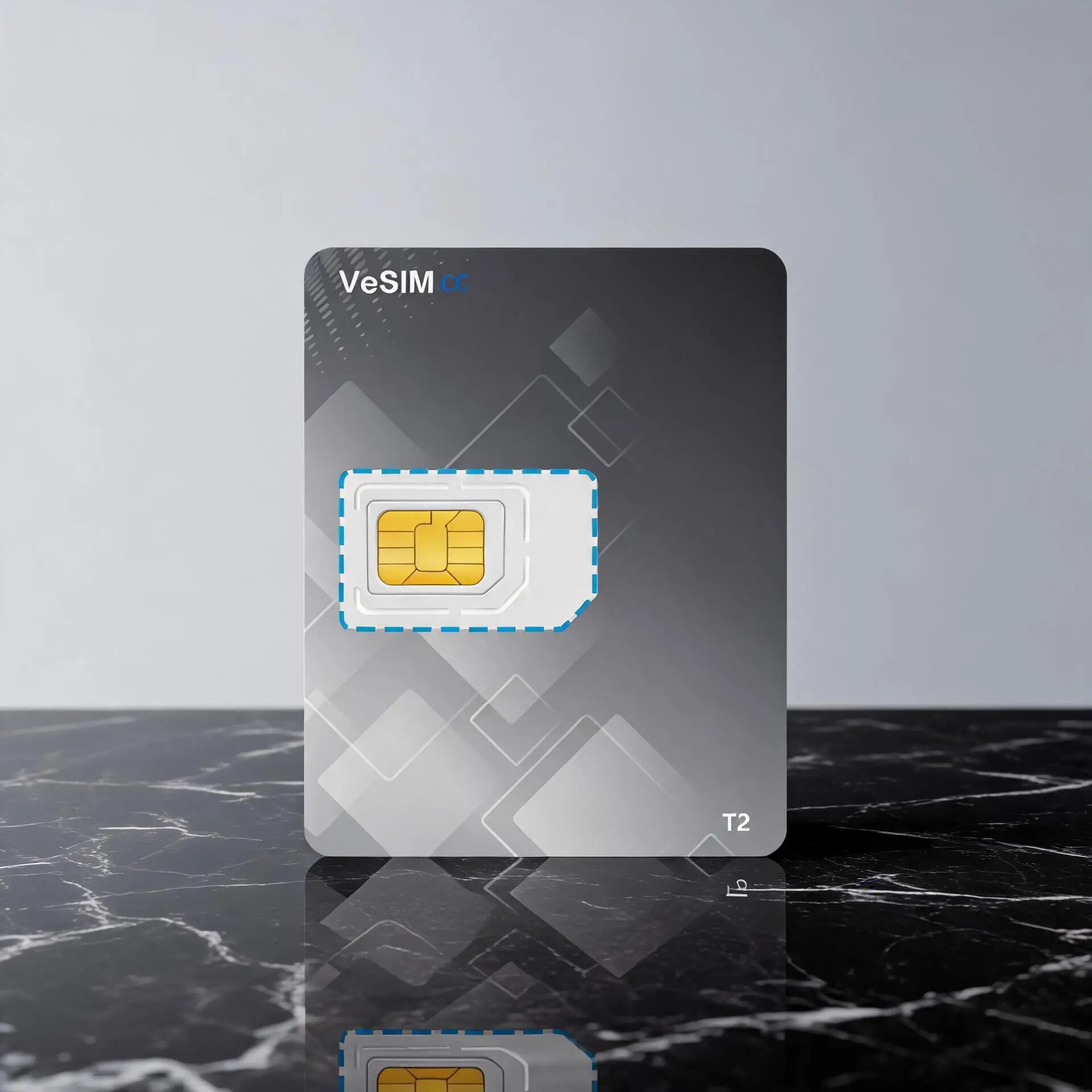 9esim Card V2 письменная карточка eSIM to SIM, физическая карта, расширенная версия 1,6 m, T2 1100K — фото 1