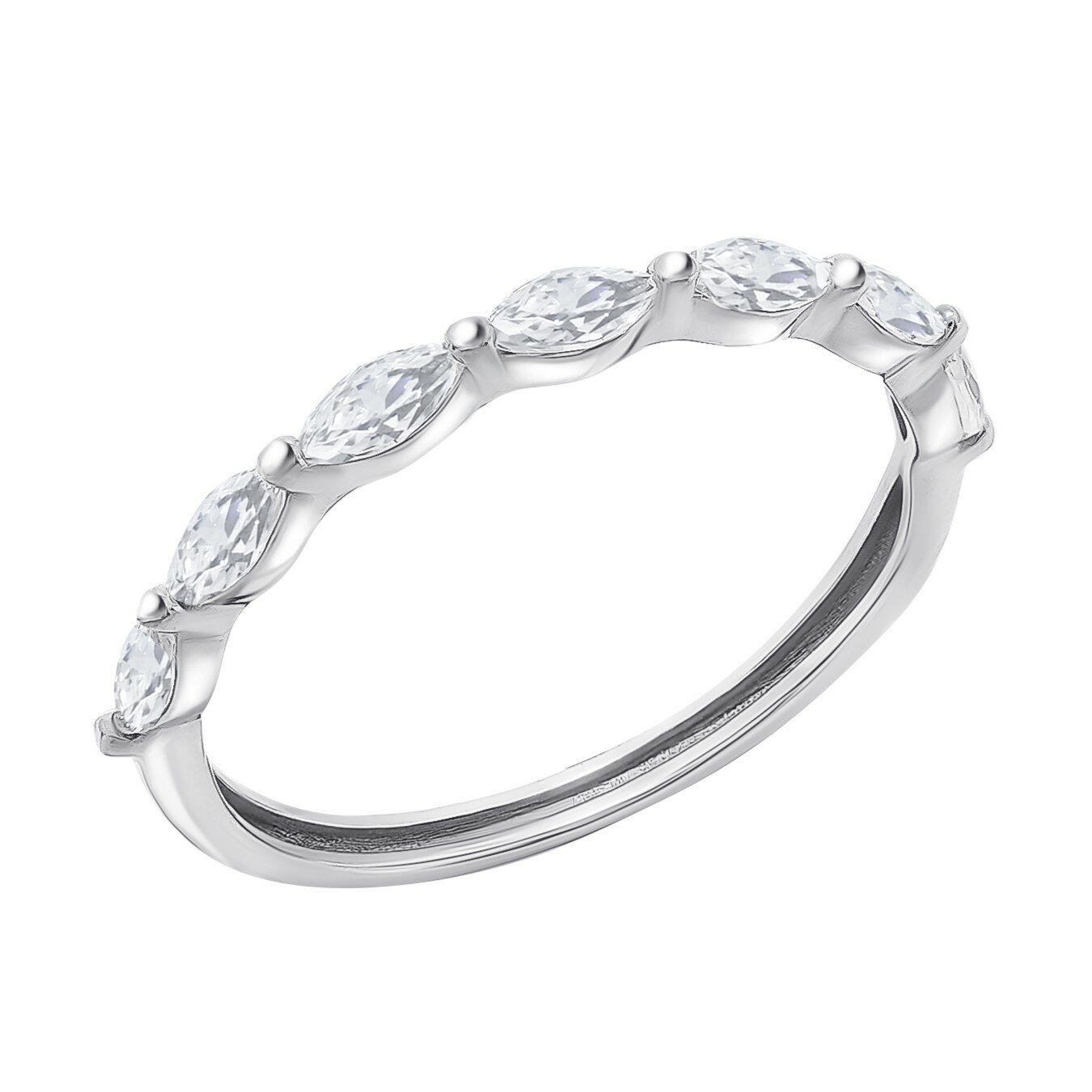 Кольцо Яхонт, серебро, 925 проба, фианит