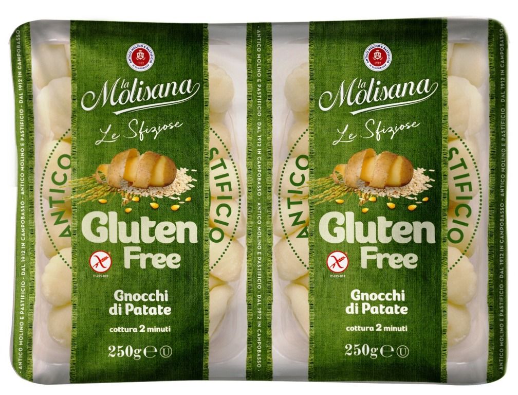 Клецки La MOLISANA 624 GNOCCHI DI PATATE GF Картофельные ньокки без глютена 500г