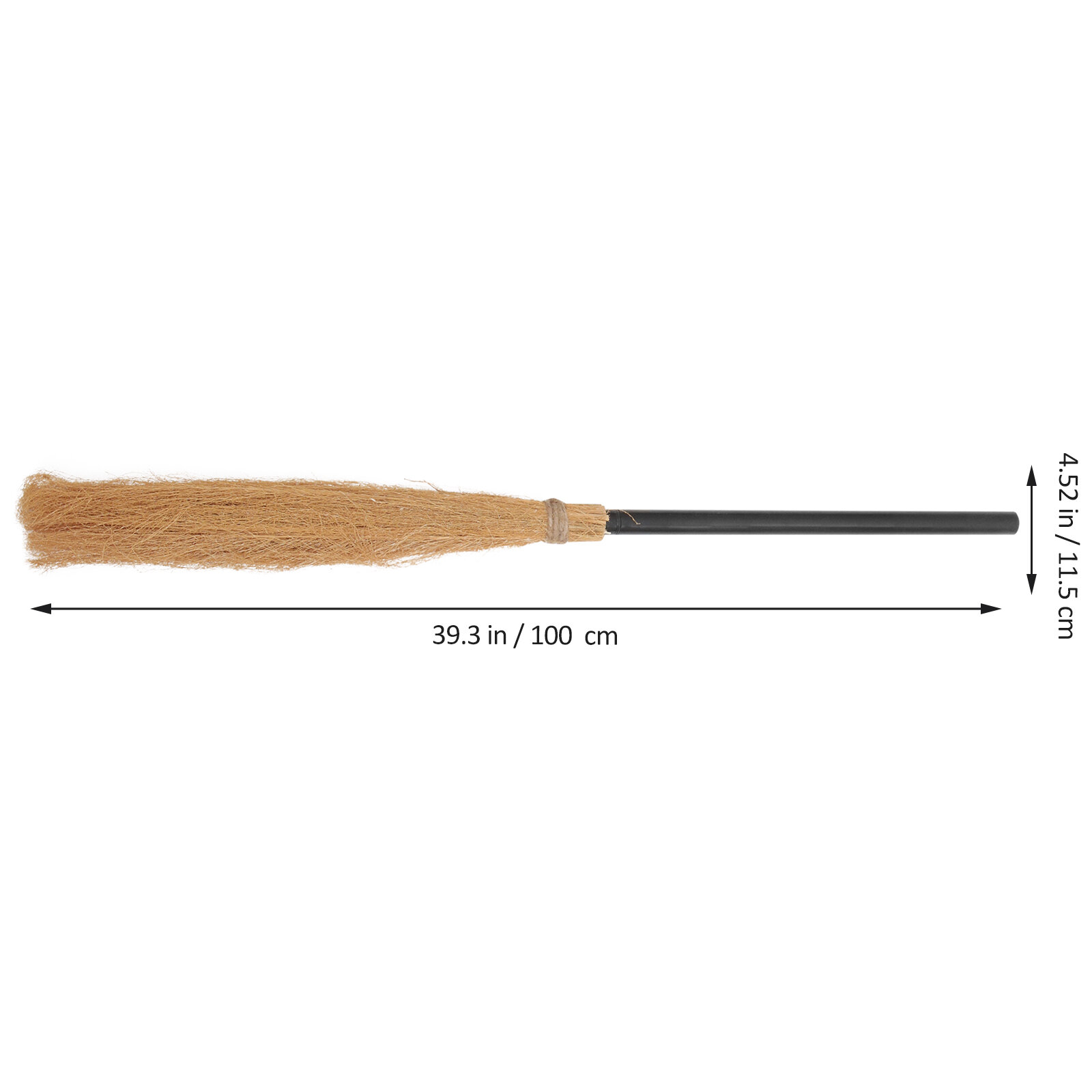 Halloween Witch Broom Prop Для Костюма Весёлой Ведьмы И Декораций На Праздник 100X11 5Cm