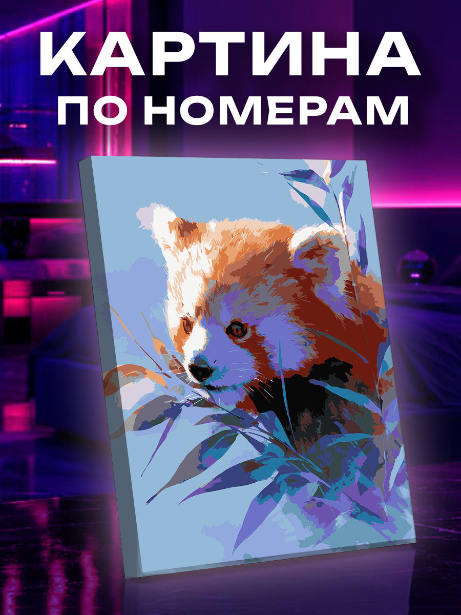 Картина по номерам Панда