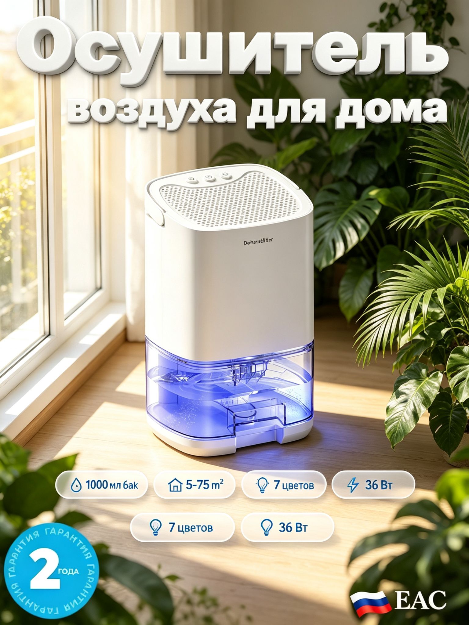 Домашний небольшой портативный осушитель воздуха для шкафов, мини-деhumidifier