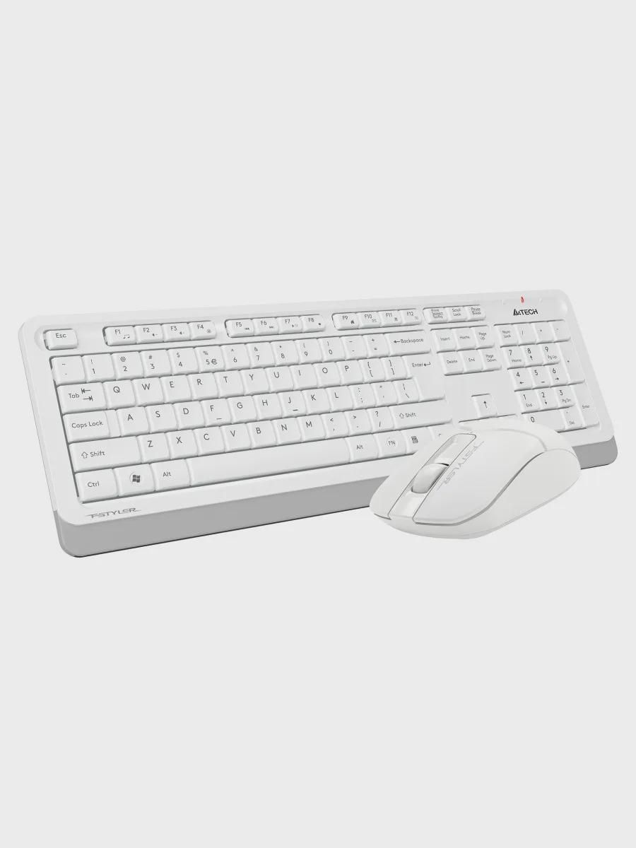 Комплект клавиатура и мышь A4Tech Fstyler FG1012 (FG1012 WHITE)