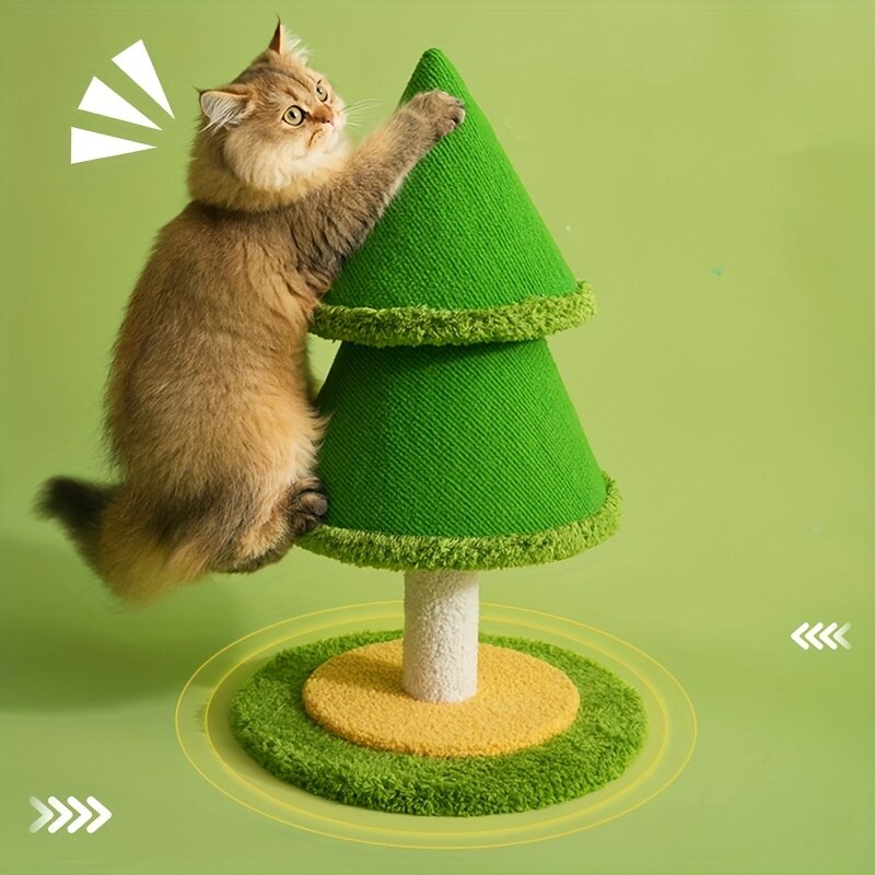 Кошачье дерево с когтеточкой и доской для кошек и котят, цвет сосна