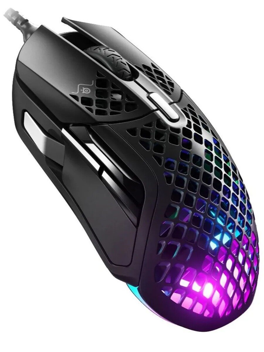 SteelSeries Aerox 5 проводная игровая мышь SSM62401, оптический сенсор 18000 DPI, черная