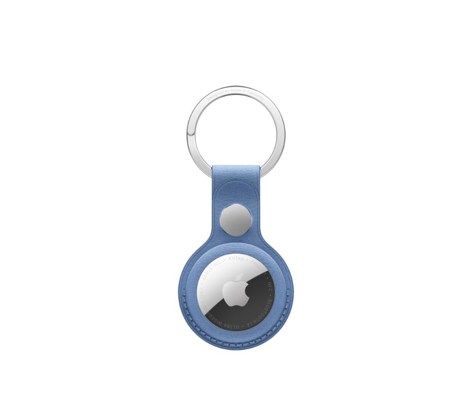 Брелок Apple AirTag FineWoven Key Ring Wildflower Blue (MKG14)