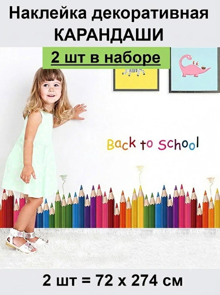 Интерьерные наклейки детские на стену и мебель