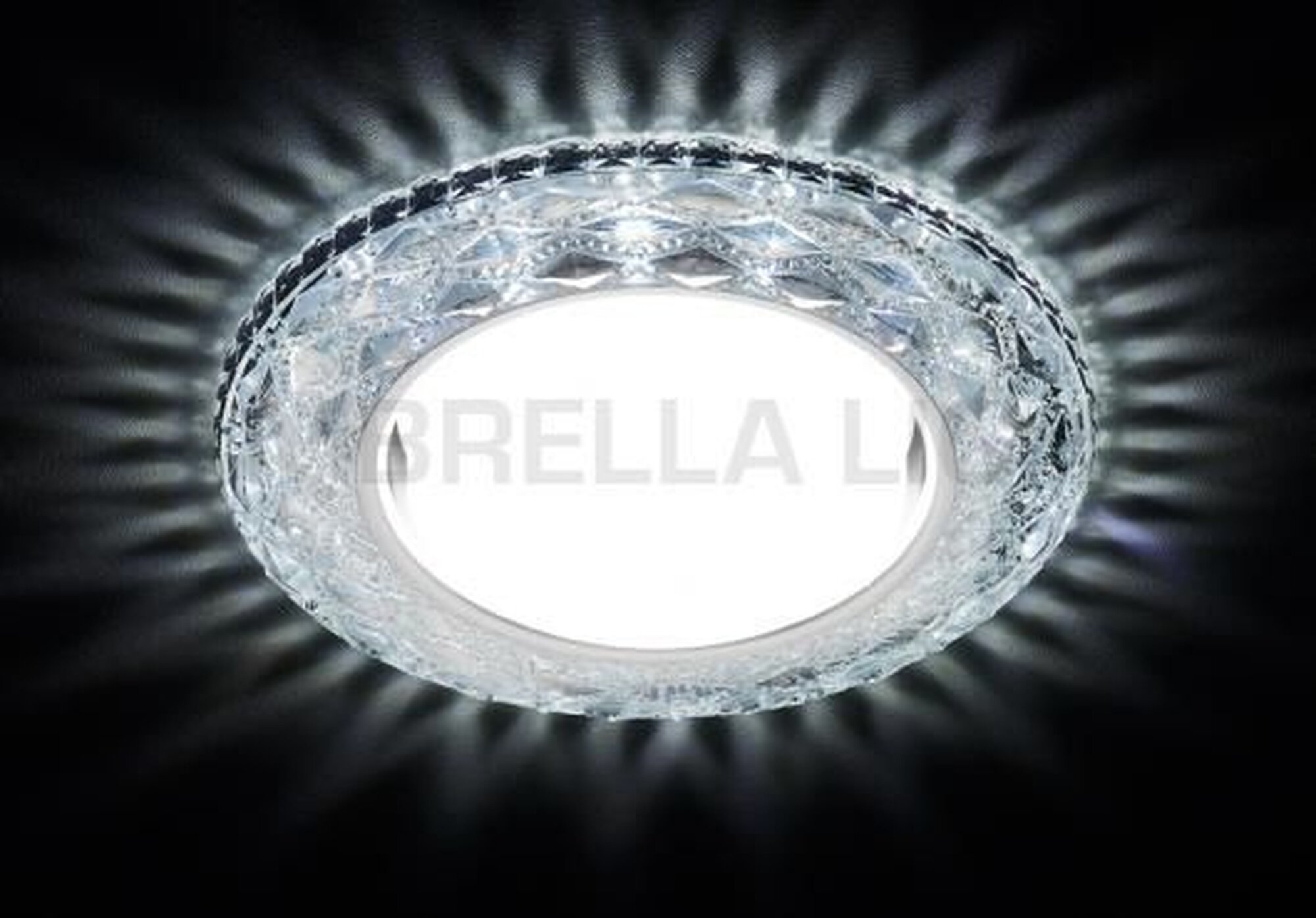 Светильник Ambrella Light G288 CH хром/прозрачный GX53+3W(LED WHITE)