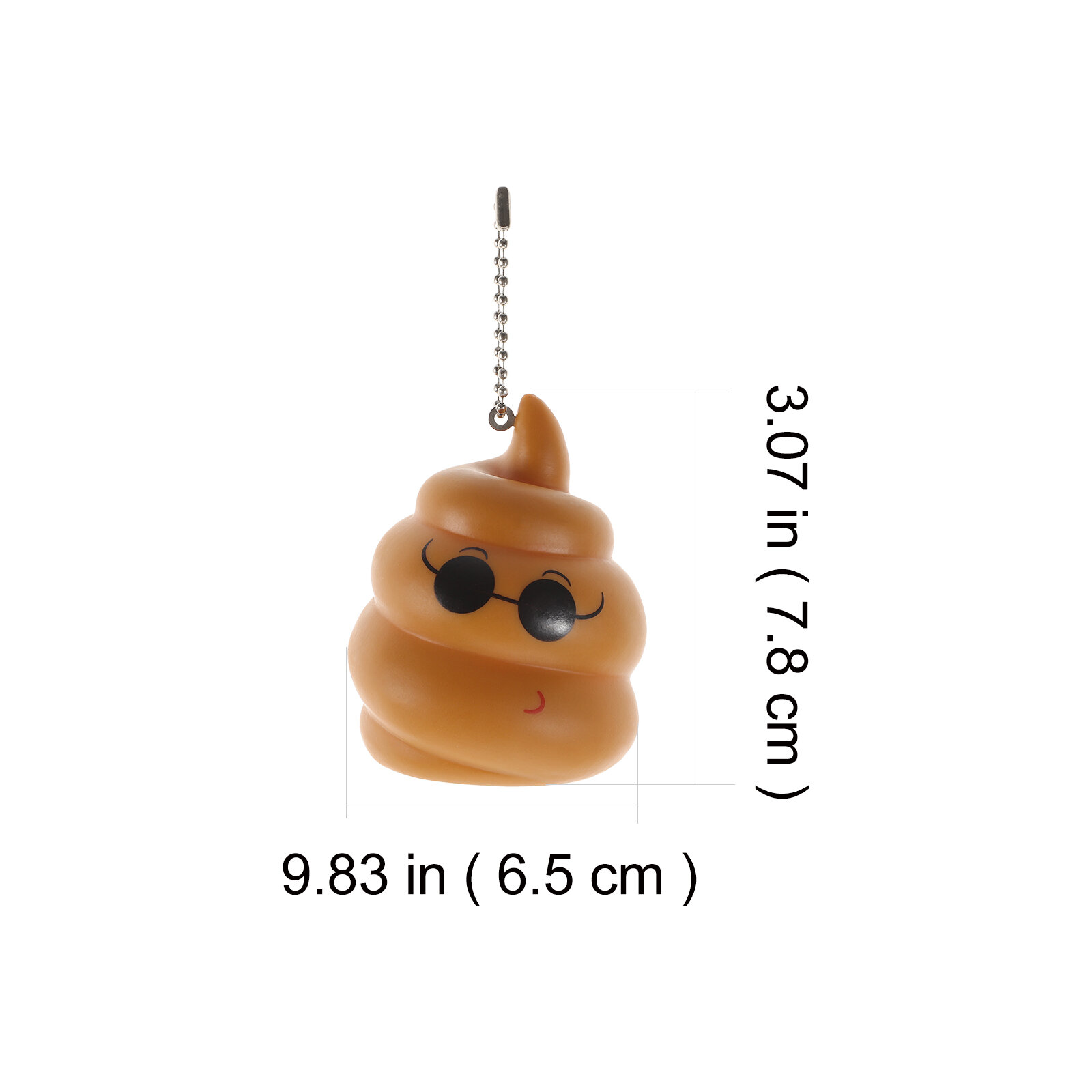 4 Штуки Ключница С Подвеской В Форме Какашки Размер 7.8X6.5Cm