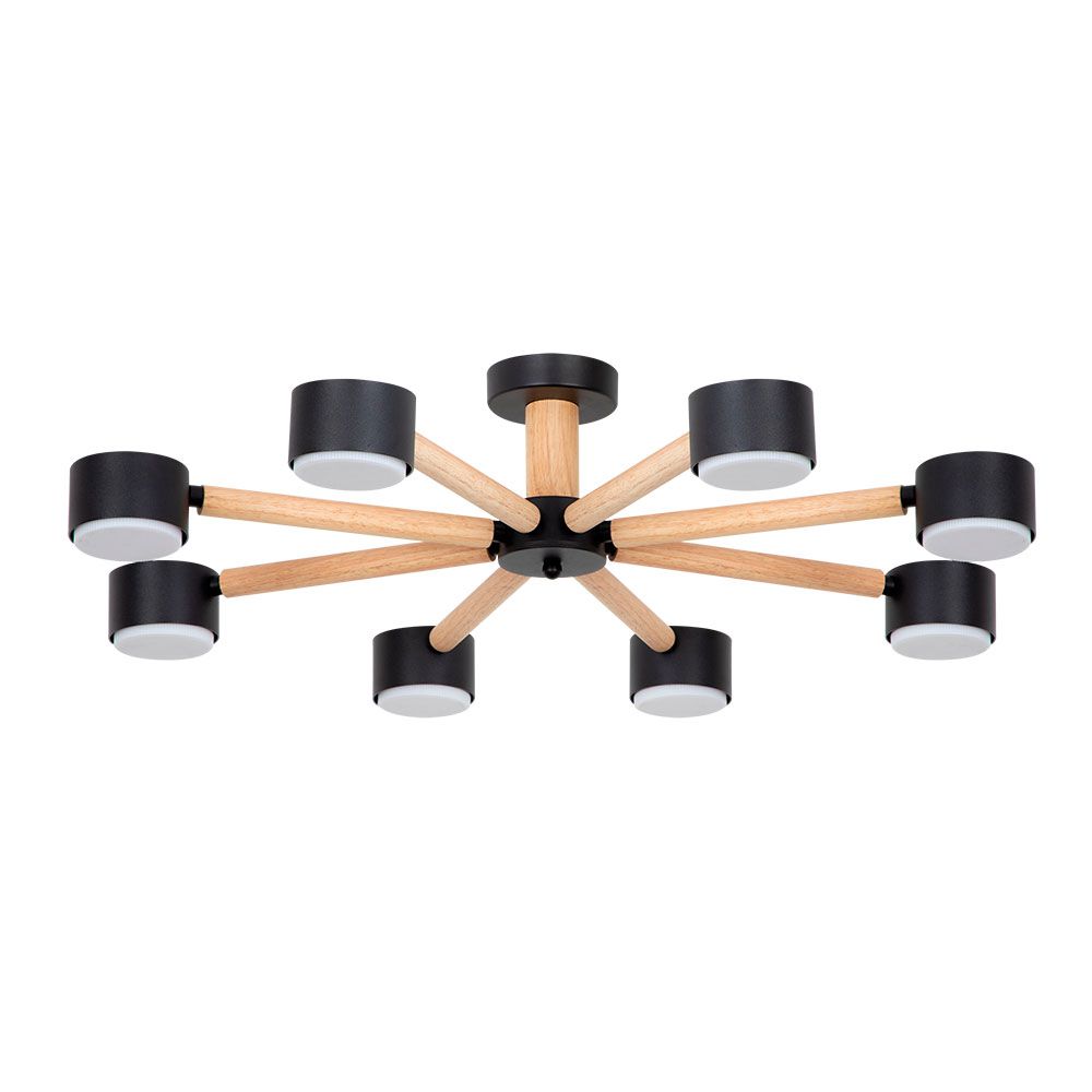 Arte Lamp Потолочная люстра TENDA A1624PL-8BK GX53 черный