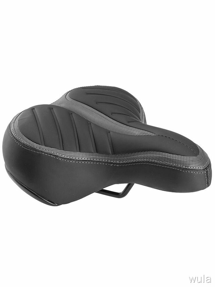 Седло для велосипеда взрослое Stels 5555 G-02 размер 250х210мм