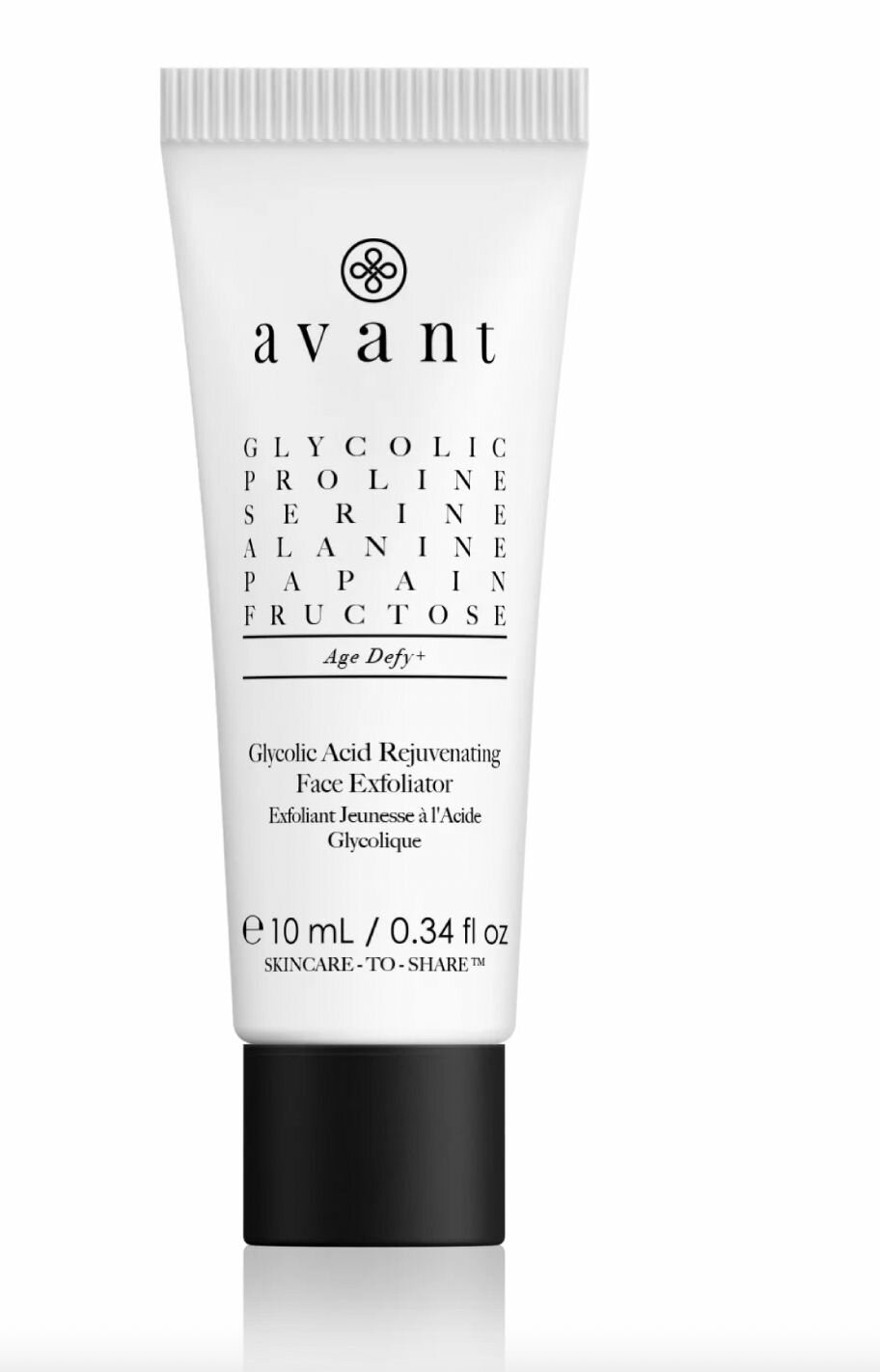 Avant мини омолаживающий крем-пилинг Glycolic Acid Rejuvenating Face Exfoliator 10ml