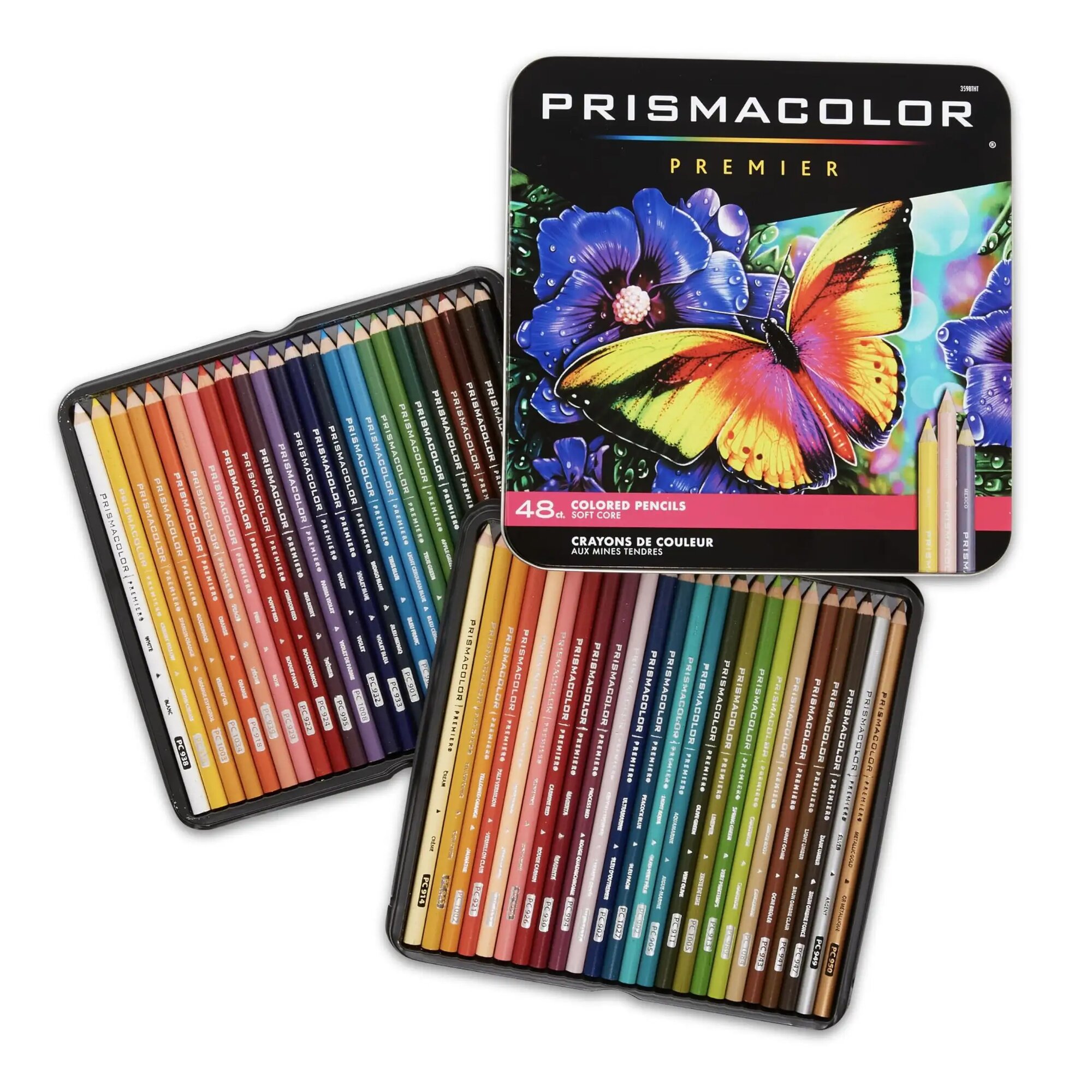 Prismacolor Набор карандашей, вид карандаша: Цветной, Восковой, 48 шт.