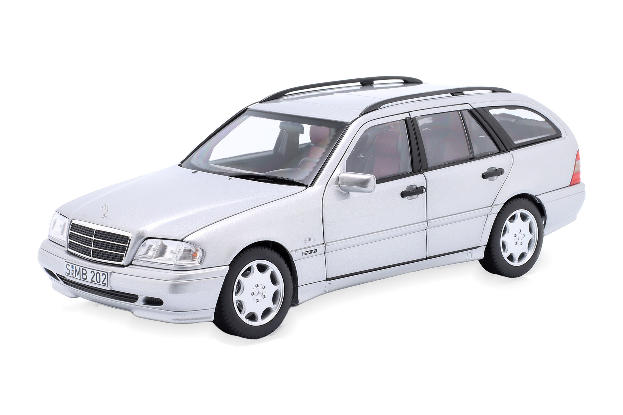 Модель коллекционная NOREV Mercedes W202 c 200 S202 estate 1997-2001 silver