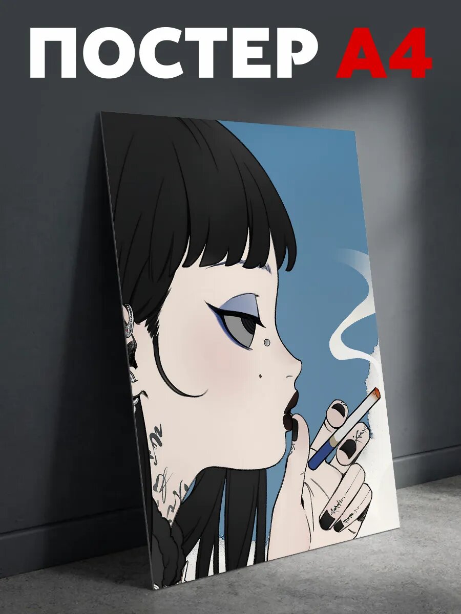 Постер на стену Аниме anime плакат А4