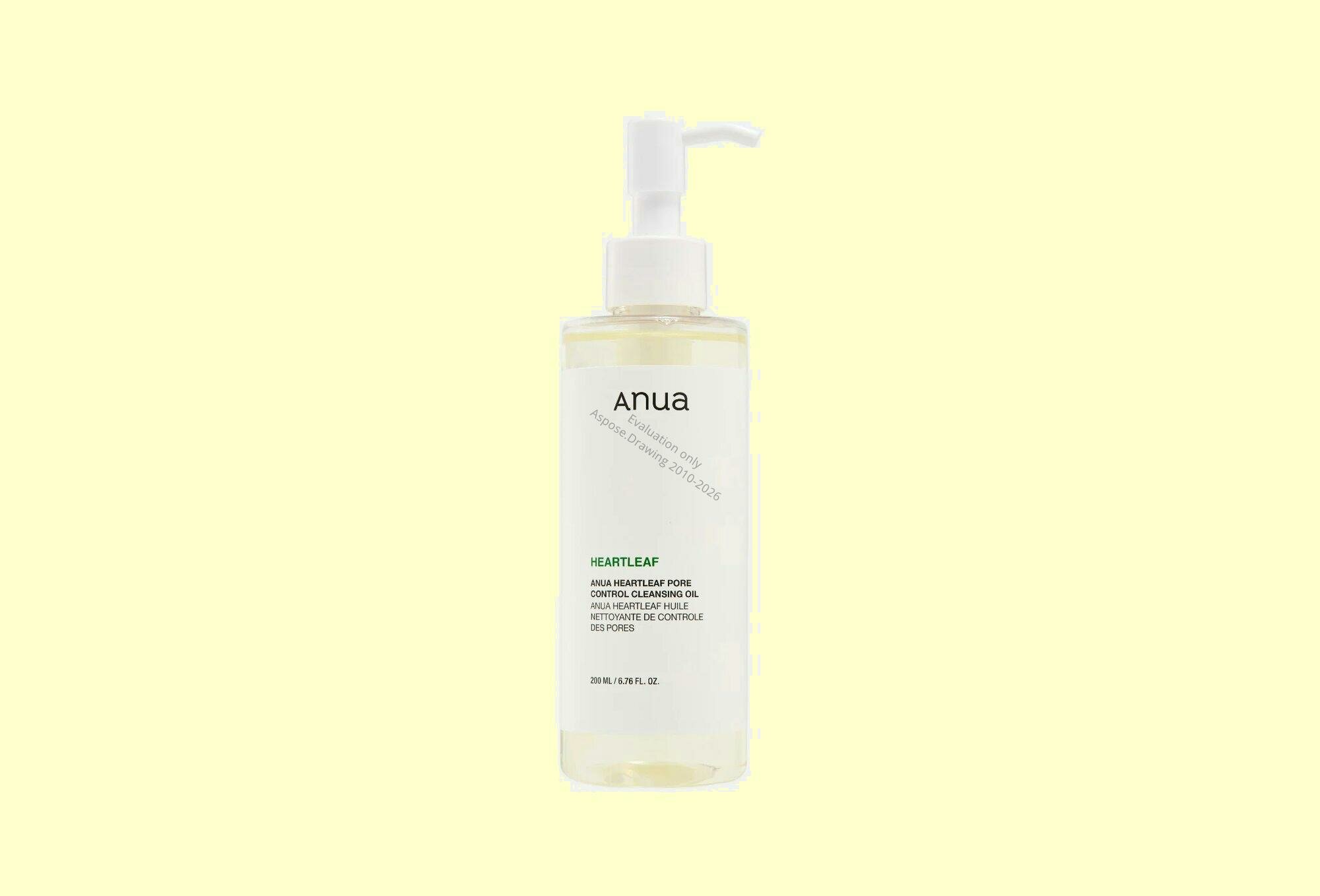 Гидрофильное масло для лица ANUA HEARTLEAF, для всех типов кожи, 200 мл