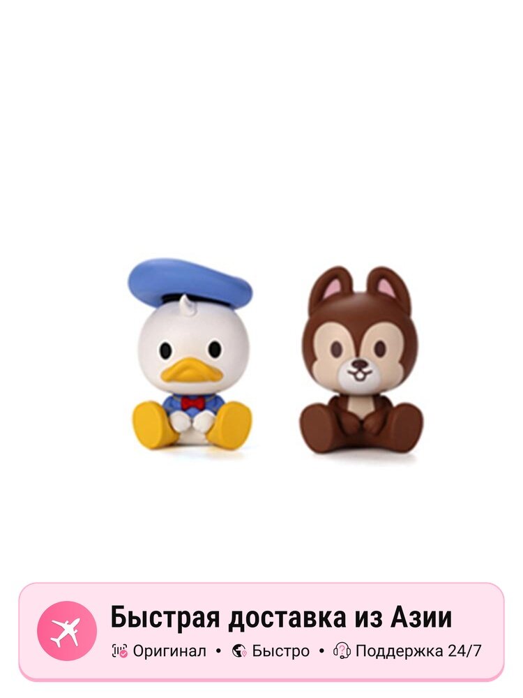 Коллекционная фигурка унисекс POP MART Sitting Mickey Mouse Disney, Confirmed-Donald+Chip (Open)