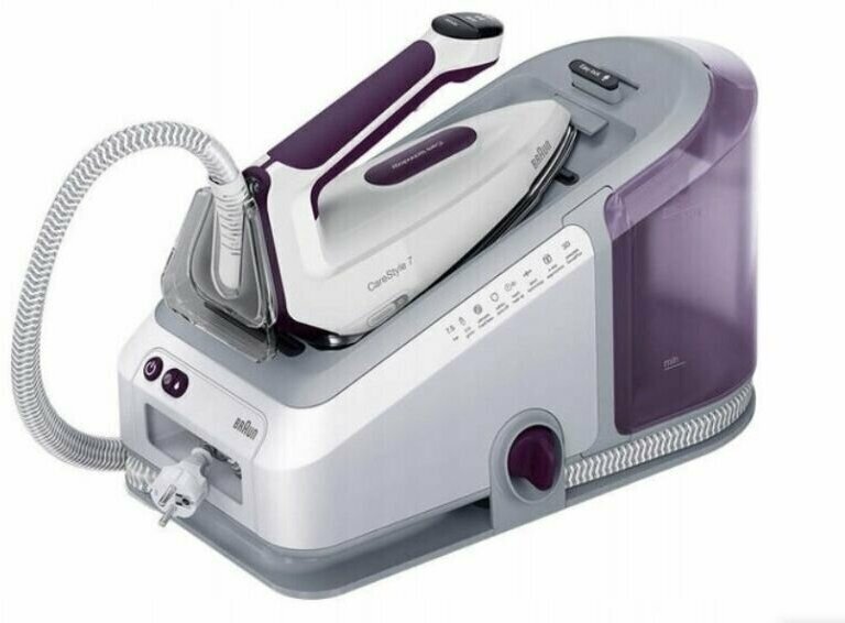 Парогенератор для одежды Braun CareStyle 7 IS 7266 VI, серый/фиолетовый, 2700 Вт