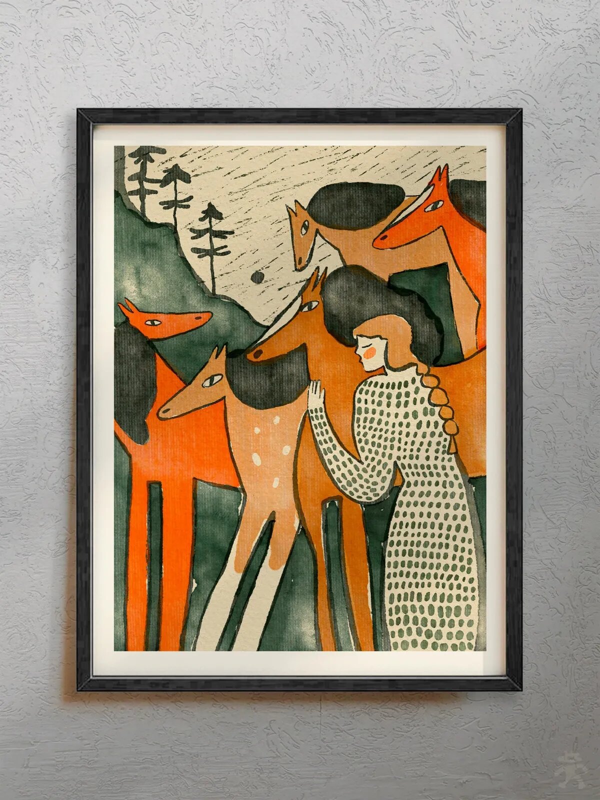 Интерьерный постер "Only you can see" в стиле pinterest, формата 30x40 см.