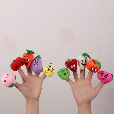 Детские Мягкие Пальчиковые Игрушки-Перчатки, 8 см, Кукольный пальчиковый детский театр "Животные", сюжетно-ролевой набор из 10 животных, кукольный театр настольный, развитие воображения и координации