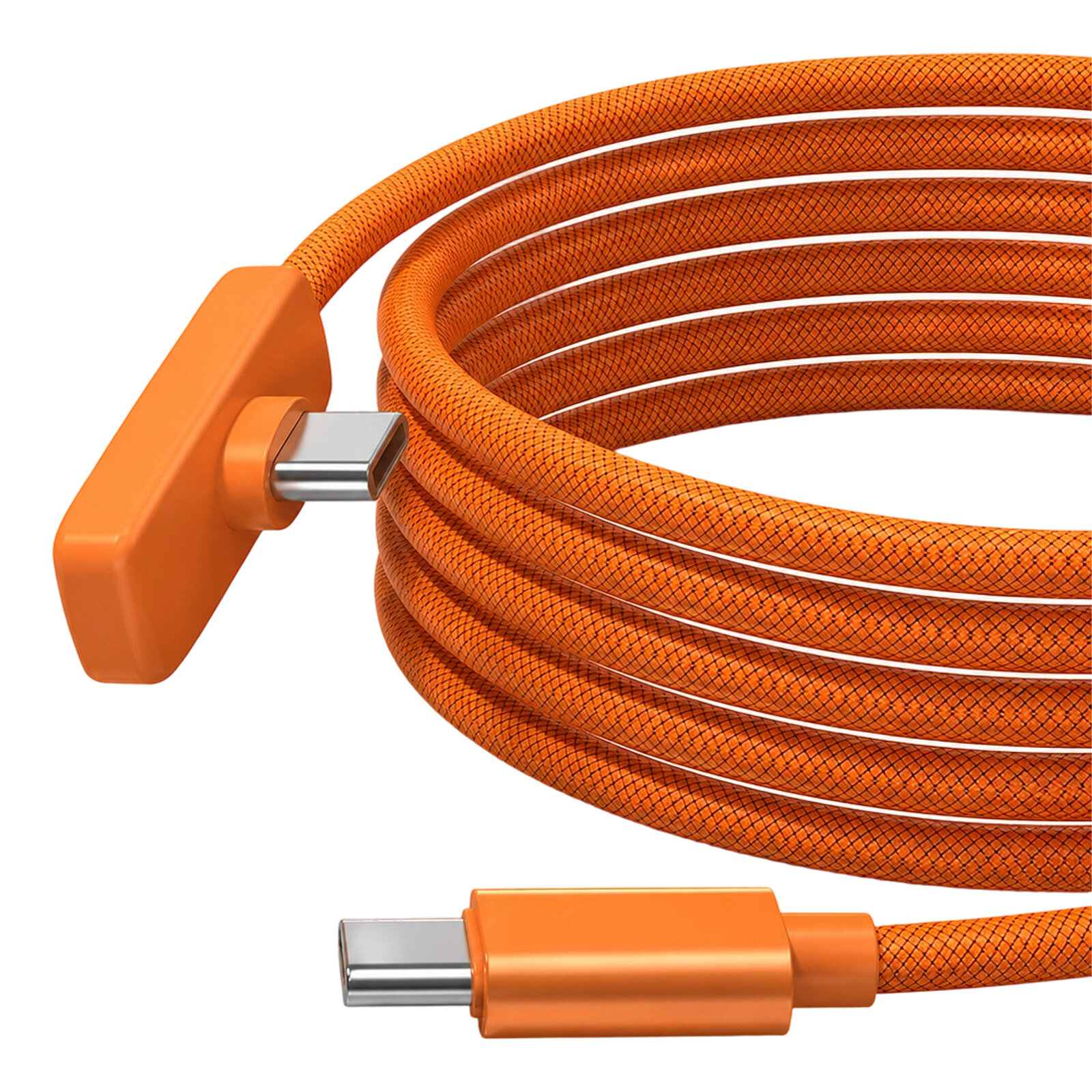 Кабель Type C с угловым разъемом, 45W 3A зарядка и 480Mbps
