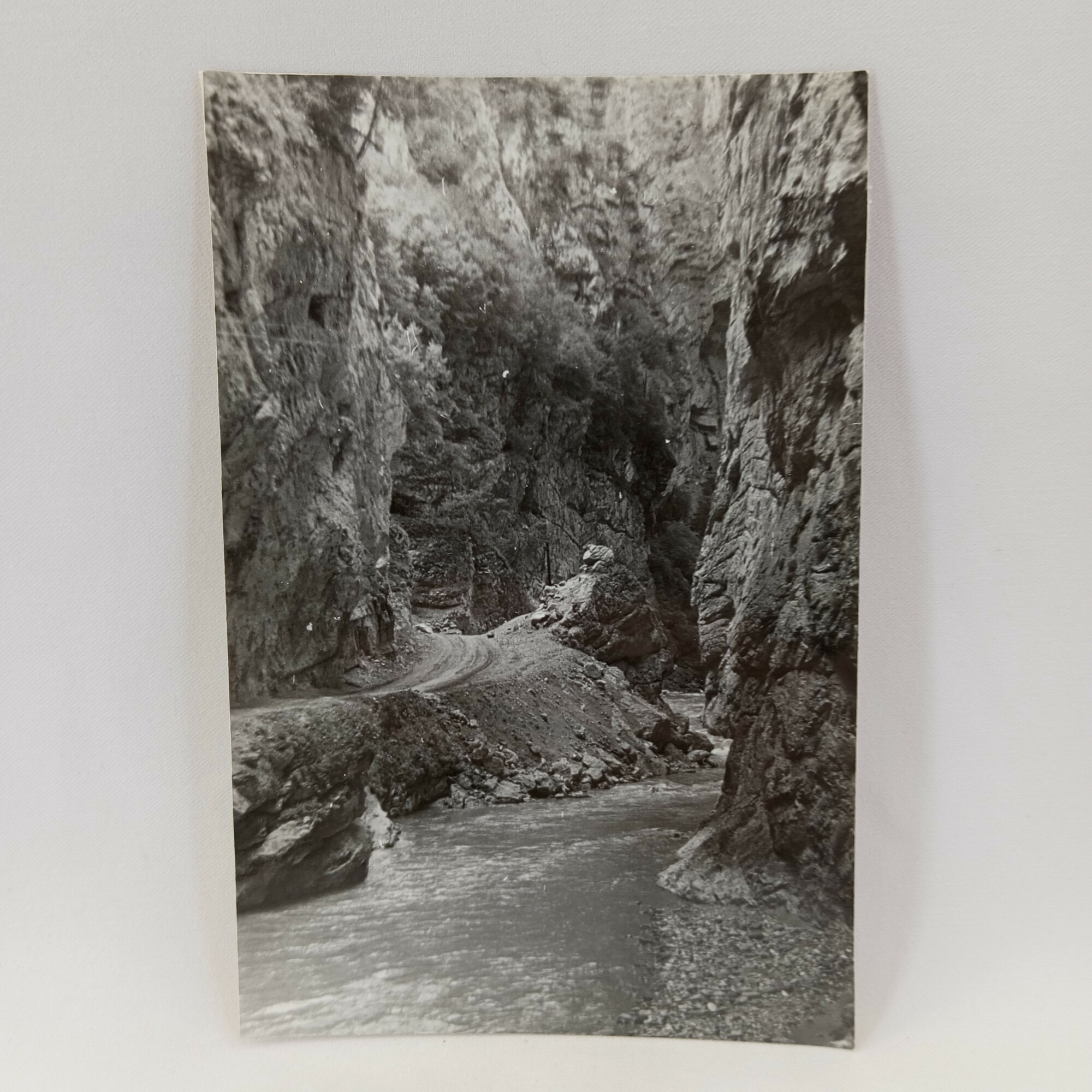 Фотография винтажная, СССР. Канизатский каньон, Баргузинский хребет Байкала, 1970-е годы