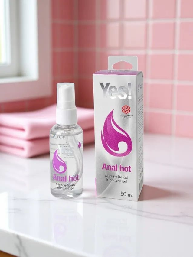 Гель -смазка Yes! Anal Hot на силиконовой основе, 50 мл