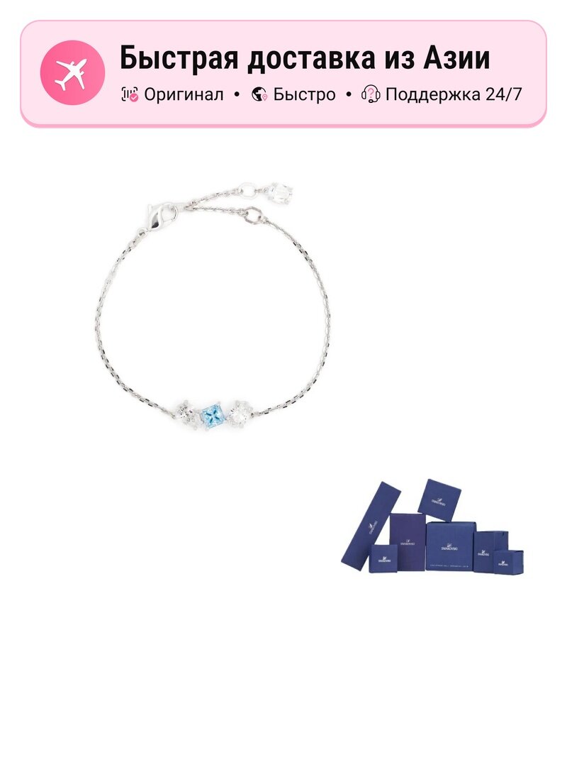 Браслет-цепочка SWAROVSKI, кристаллы Swarovski