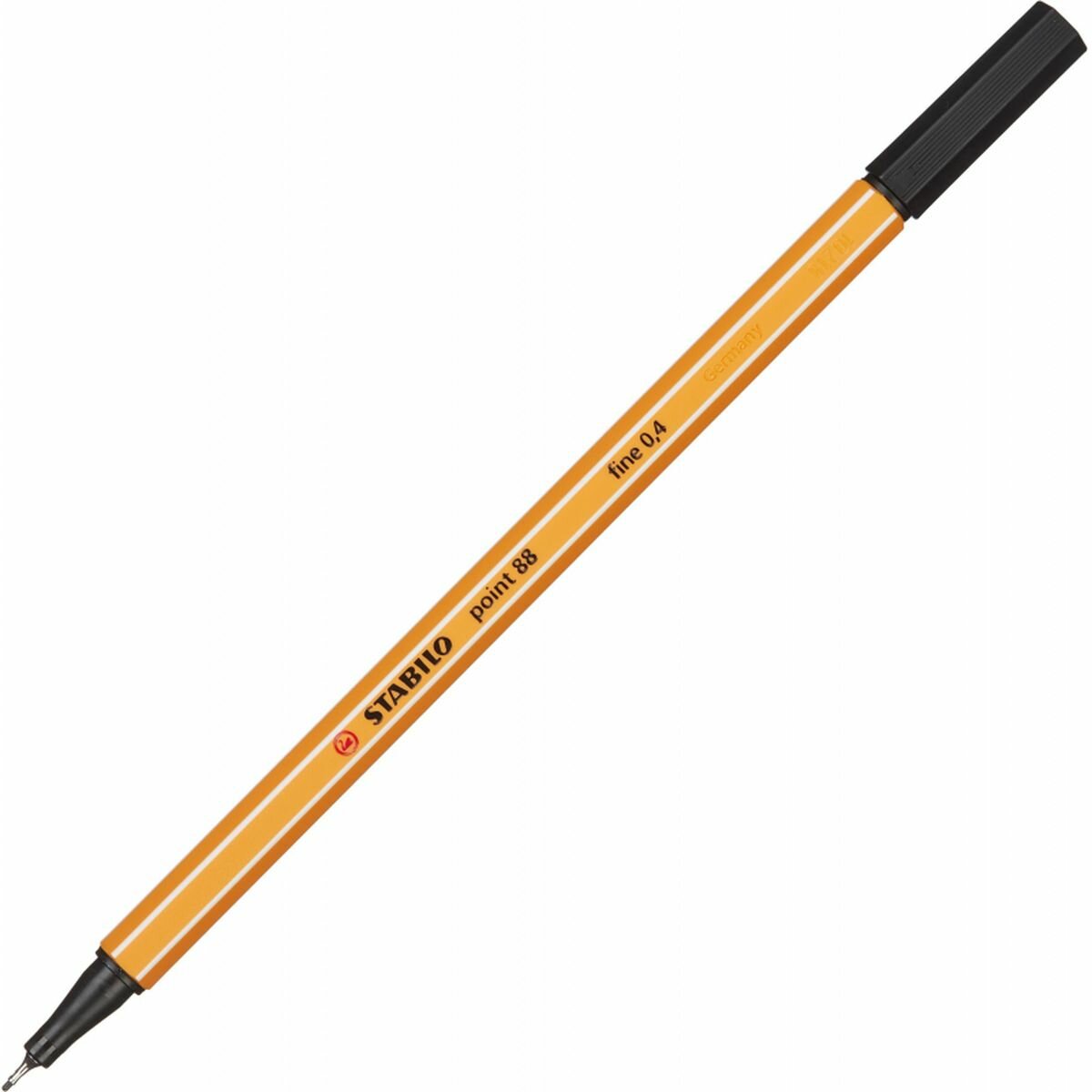 Ручка капиллярная Stabilo Point 88 (0.4мм, черная) (88/46), 1шт.