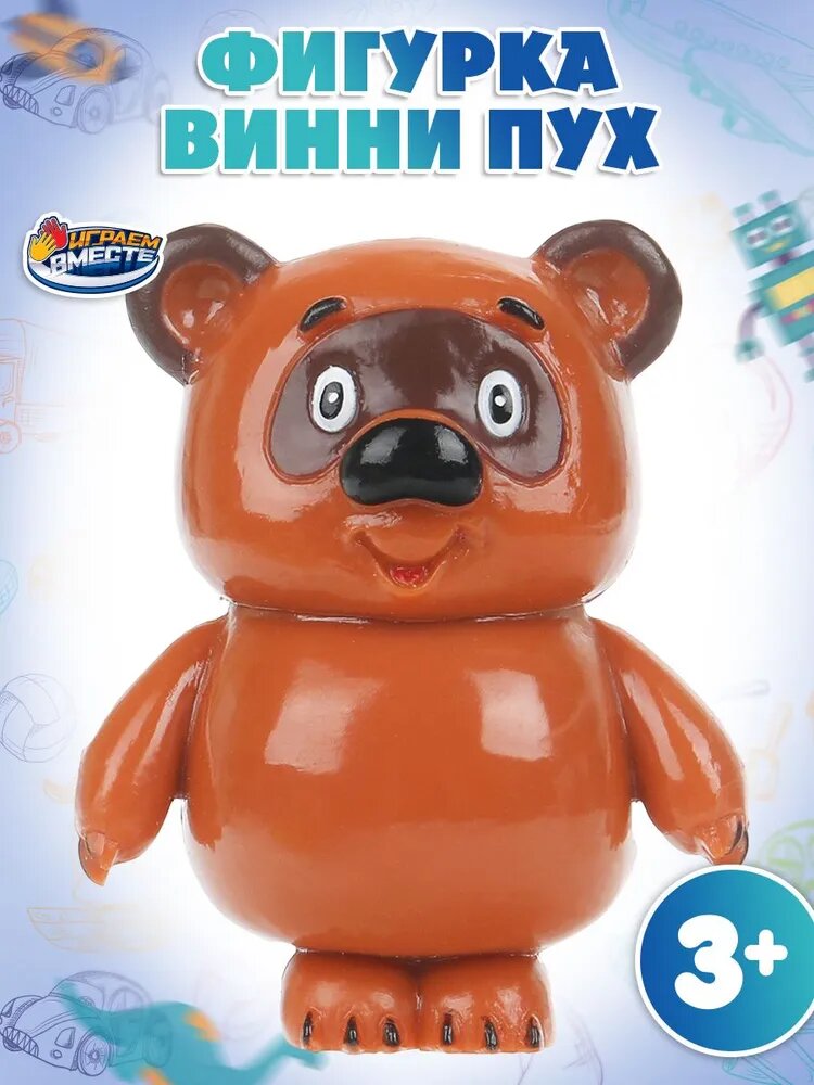 Фигурка Винни-Пух игрушка для детей, персонаж мультфильма, 6 см, Играем вместе