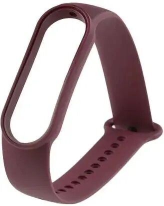 Ремешок ZIBELINO XIMB5-BRD для Xiaomi Mi Band 5/6, бордовый
