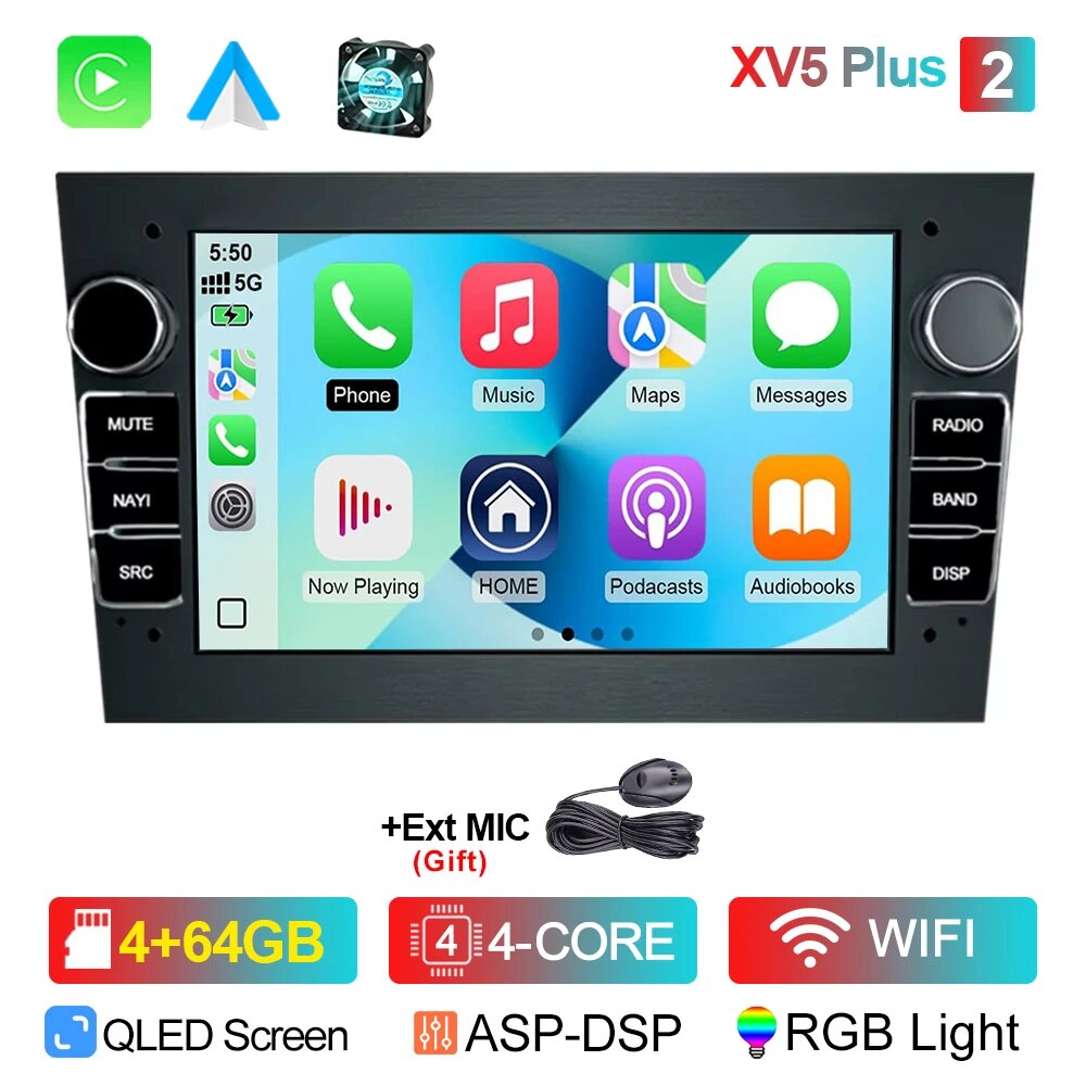 Автомобильный Мультимедийный Плеер XIMA 2Din 7 Дюймов XM1(4GB 64GB)B