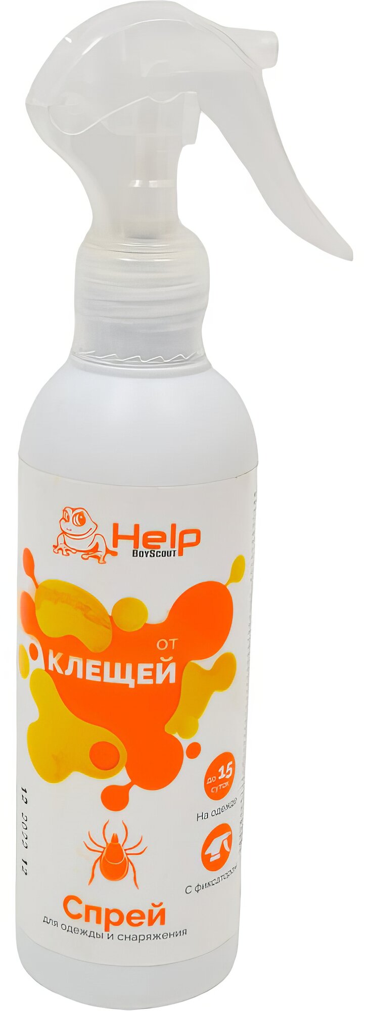 Инсектицидный спрей от клещей HELP 200 мл 80225