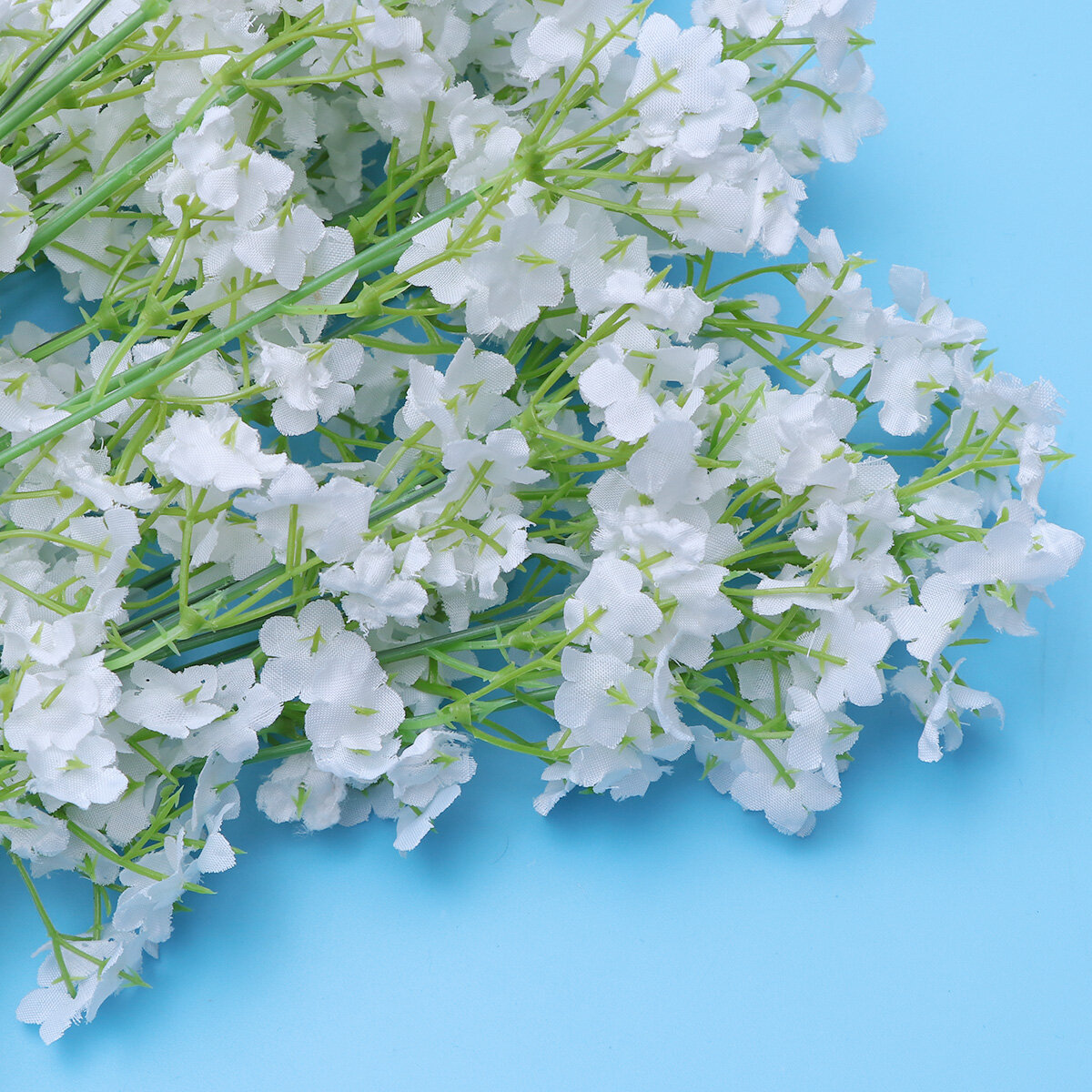 10 Штук Искусственные Цветы Длины Babysbreath Имитация Шелка Для Украшения Дома Стола Орнаментов White