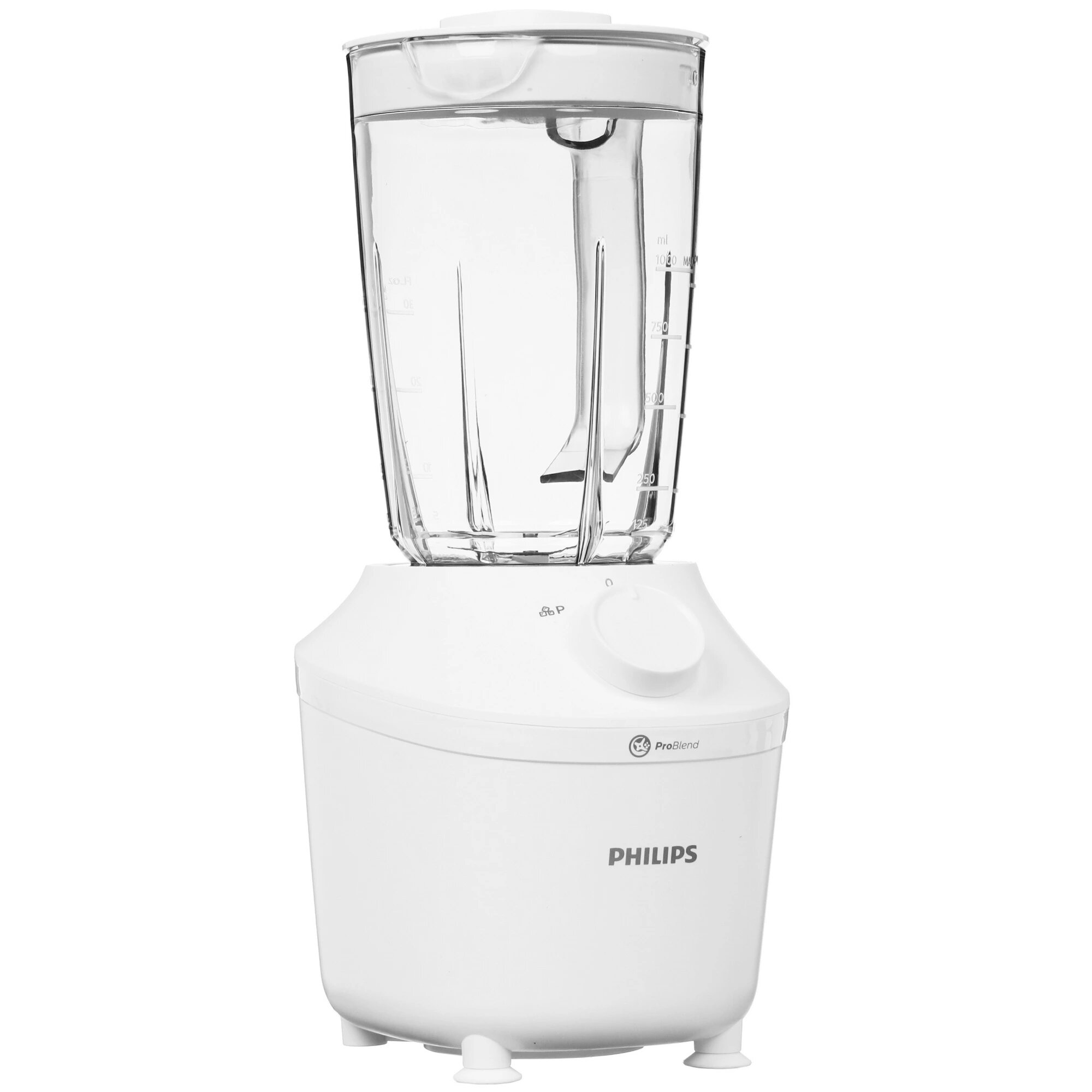 Блендер стационарный PHILIPS HR2041/00, мощностью 450 Вт, белый.