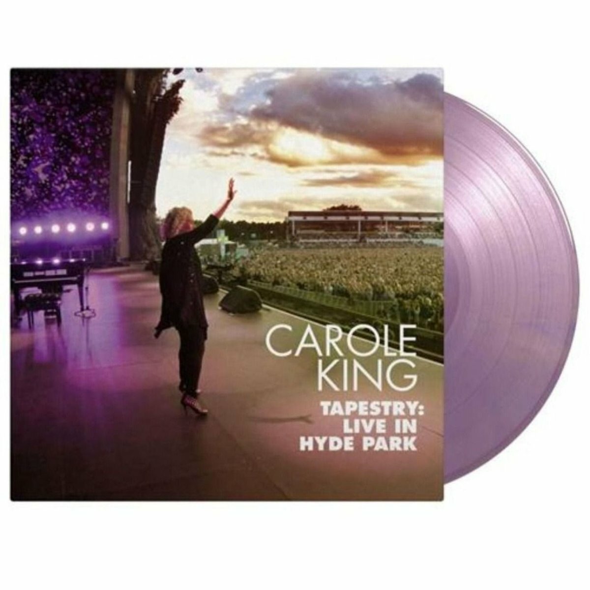 Виниловая пластинка Carole King - Tapestry: Live In Hyde Park 2 x Vinyl, Limited Edition, Numbered, Stereo, 180g Purple And Gold Marbled Vinyl