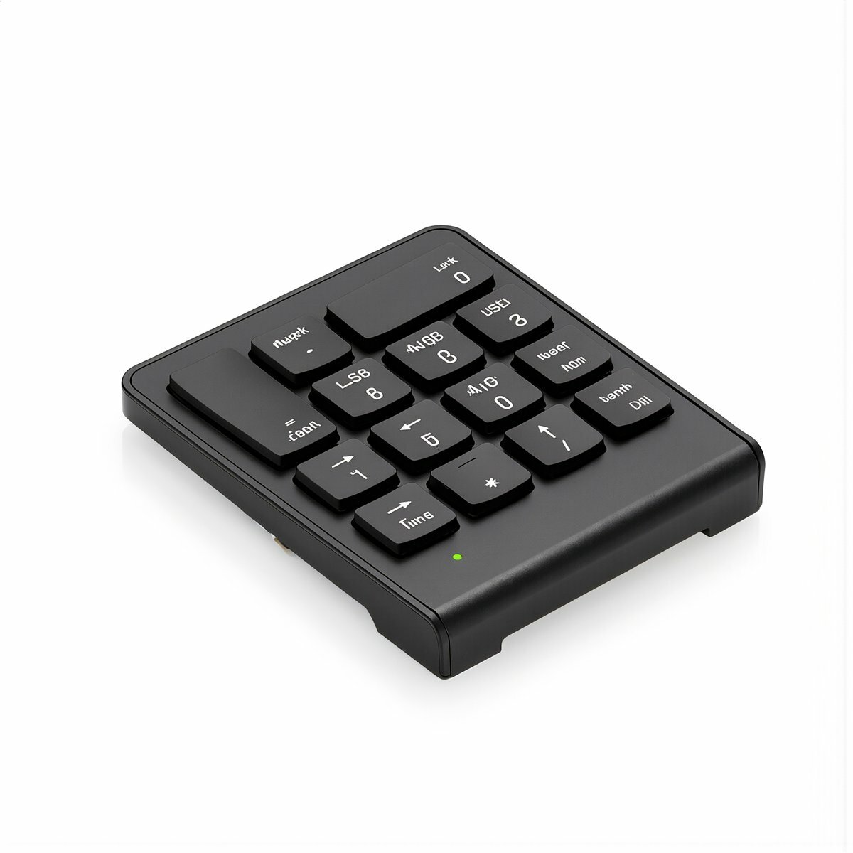 Проводная цифровая клавиатура USB для быстрого ввода чисел в офисе бухгалтерского учета совместима со всеми системами чёрная
