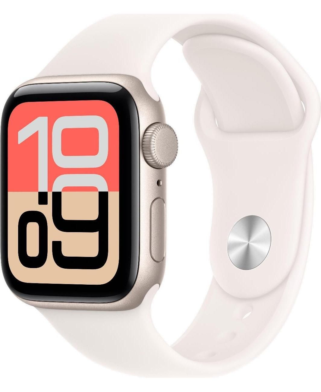 Смарт-часы Apple Watch SE (2025) 40mm Starlight Aluminum Light Blush Sport Band
