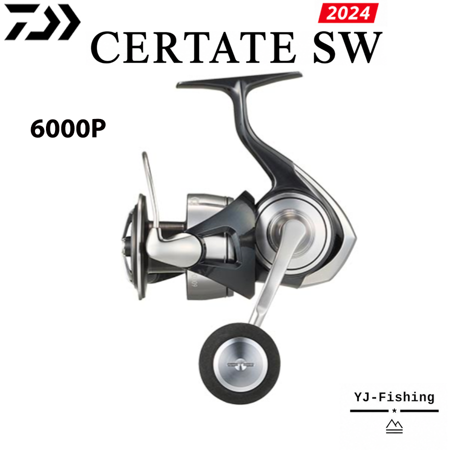 DAIWA 2024 CERTATE SW 6000P Спиннинговая катушка рыболовная безынерционная для спиннинга, Япония