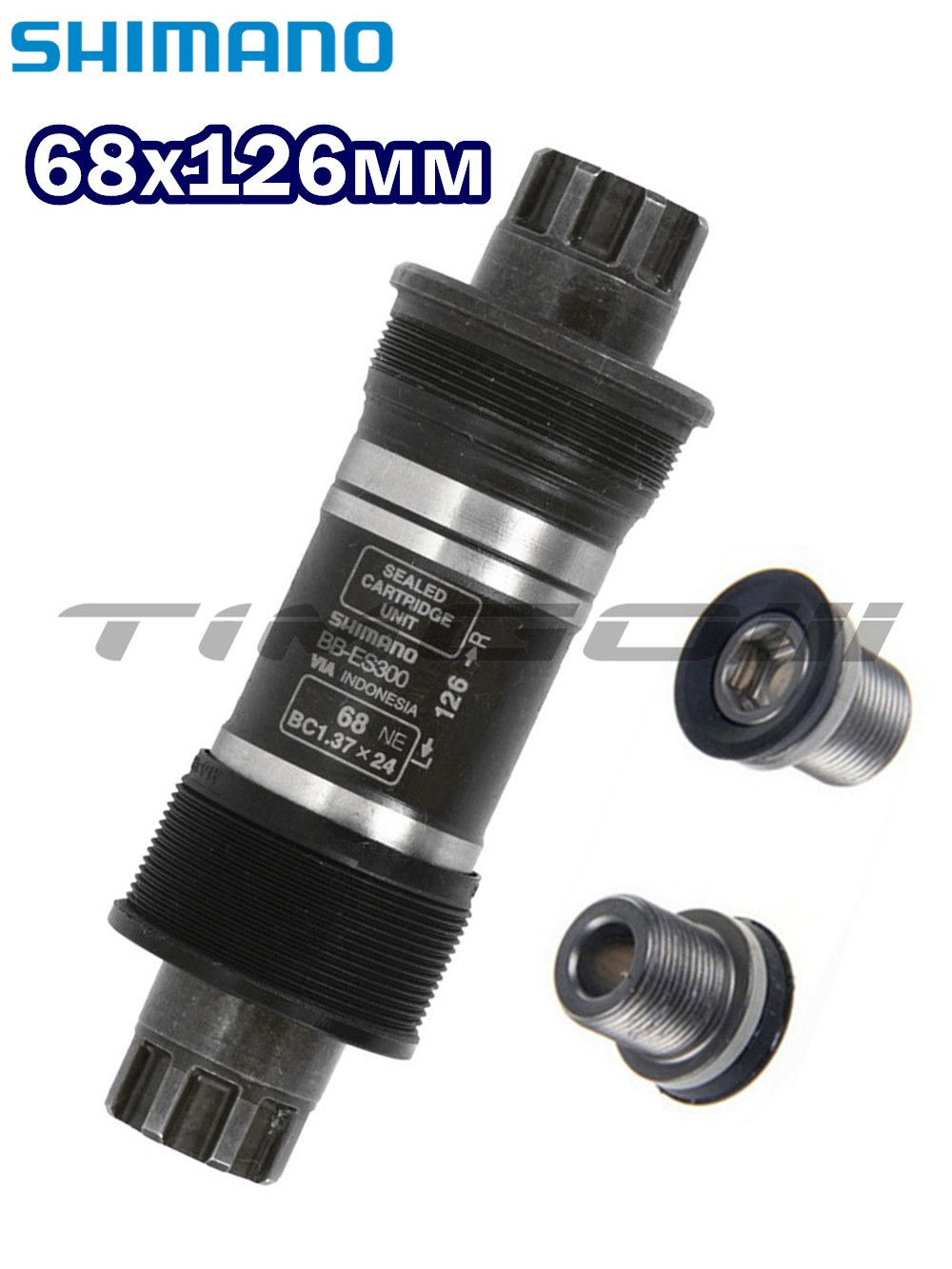 Каретка, Shimano, BB-ES300/BB-ES25, Octalink V2, BSA BC1.37"x 24T, стакан 68мм, вал 126мм