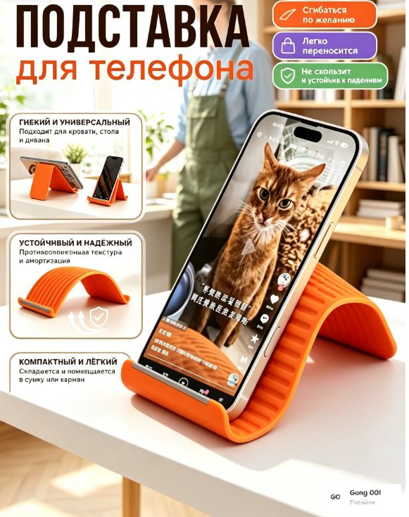 Подставка для телефона, универсальная